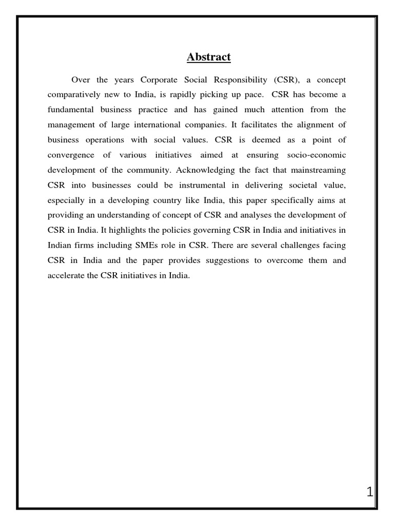 Amul CSR - MMS Sem 4 Report 1 - Content | PDF | Corporate Social ...