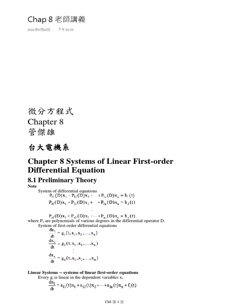 Ch8 Pdf Pdf Eigenvalues And Eigenvectors System Of Linear Equations