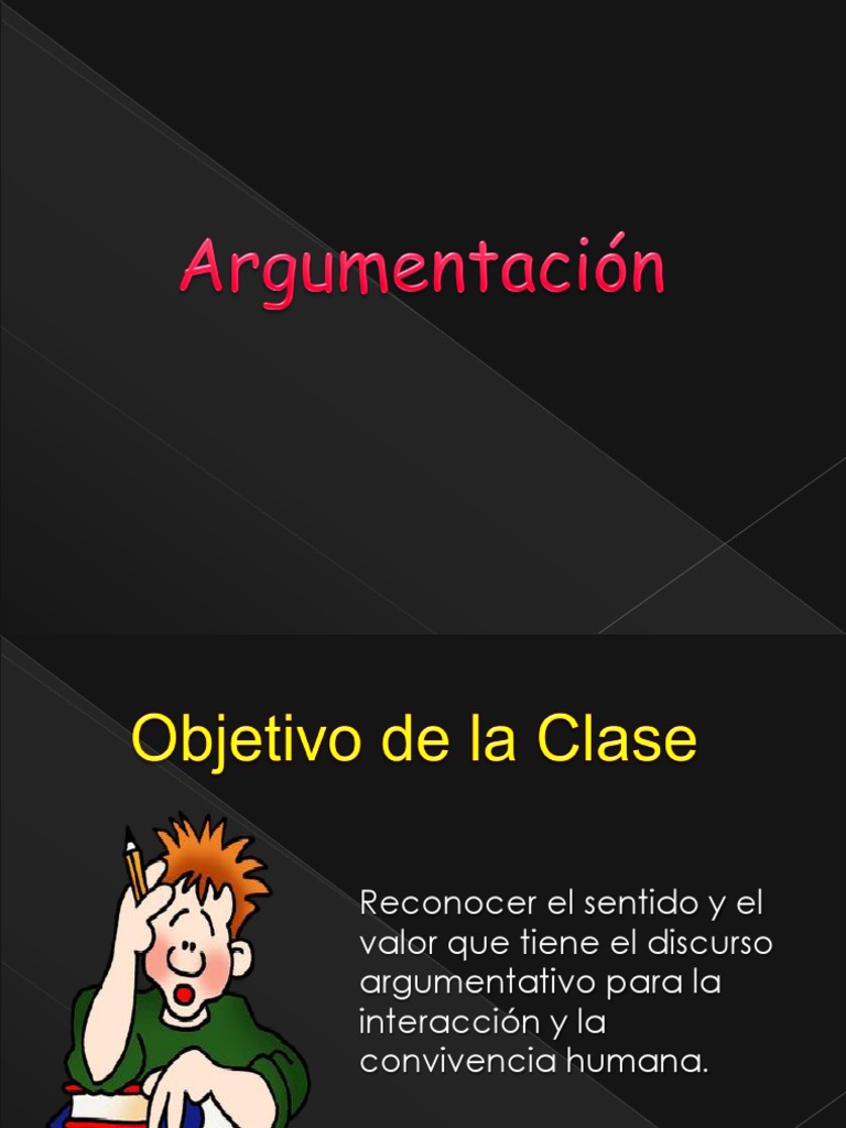 Clase 1 Argumentacion | PDF | Teoría de la argumentación | Conceptos ...