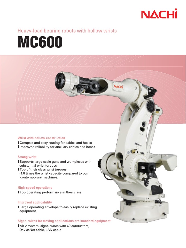 MC600 Brochure | PDF | Manufactured Goods | Mechanical Engineering