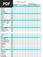 List Glass Inventory | PDF | Drink | Non Alcoholic Drinks