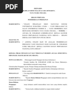 Skenario Sidang Praktik Peradilan Perdata | PDF