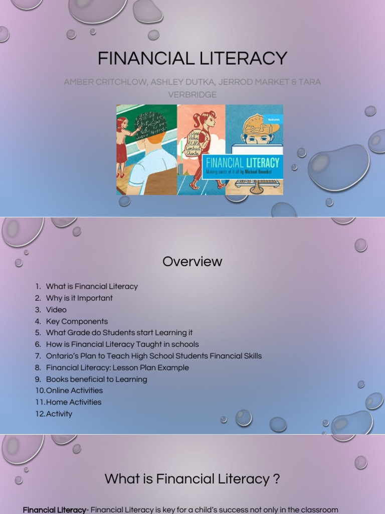 financial literacy powerpoint | Literacy | Financial Literacy