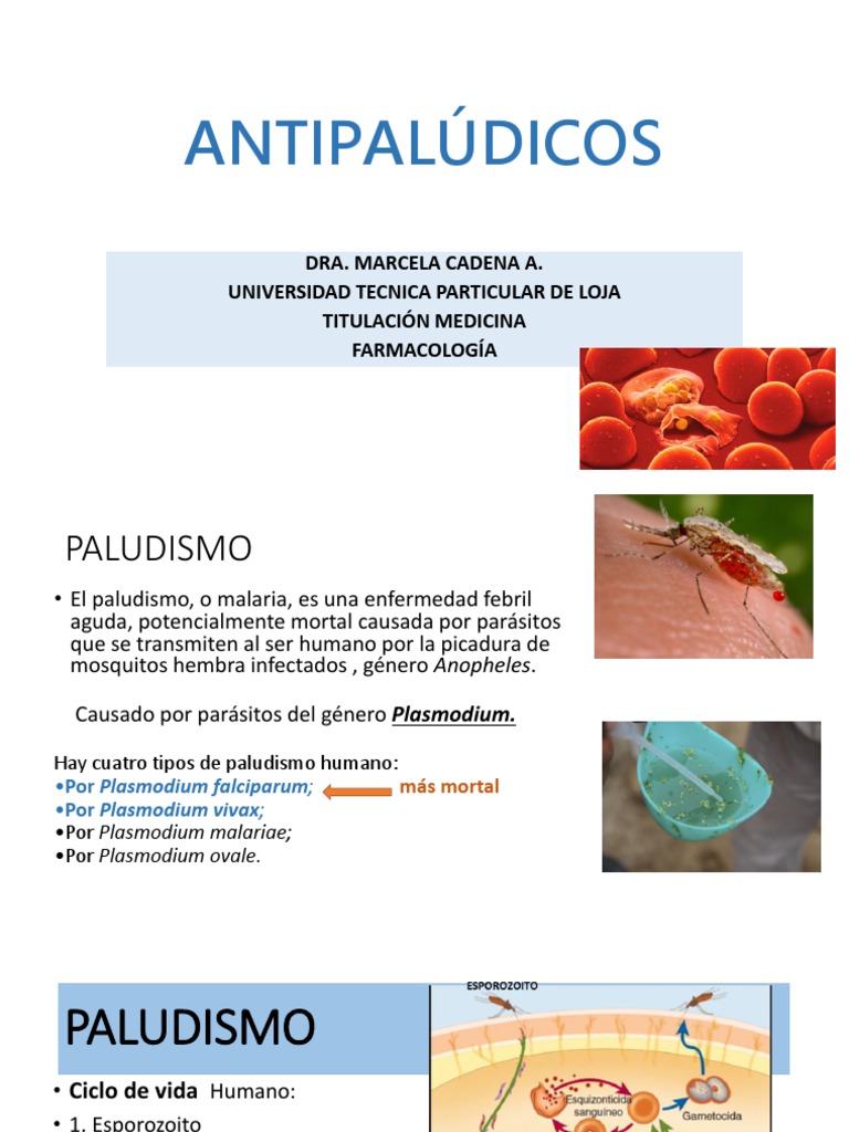 Antipaludicos Ppt Abril 2018 Cnmb | Malaria | Medicina CLINICA