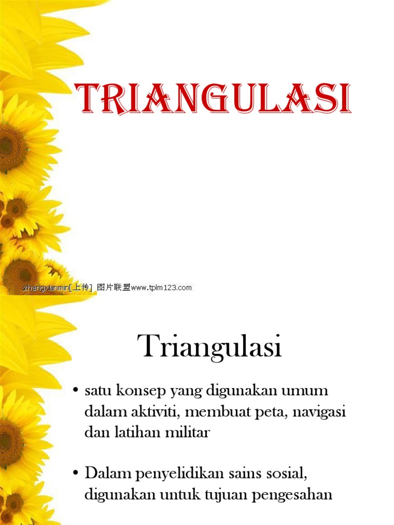 Triangulasi 3 | PDF