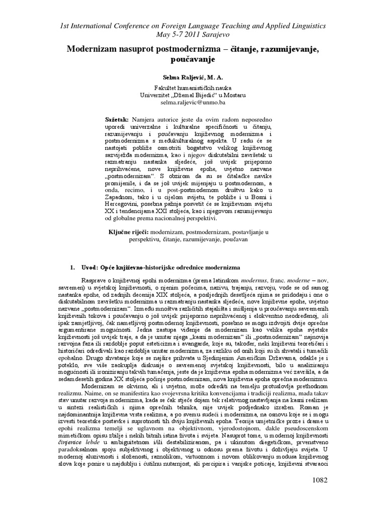 Modernizam PDF | PDF