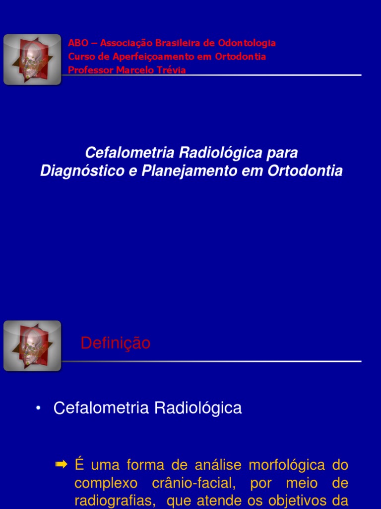 Cefalometria Padrão USP PDF | PDF | Radiologia | Anatomia humana