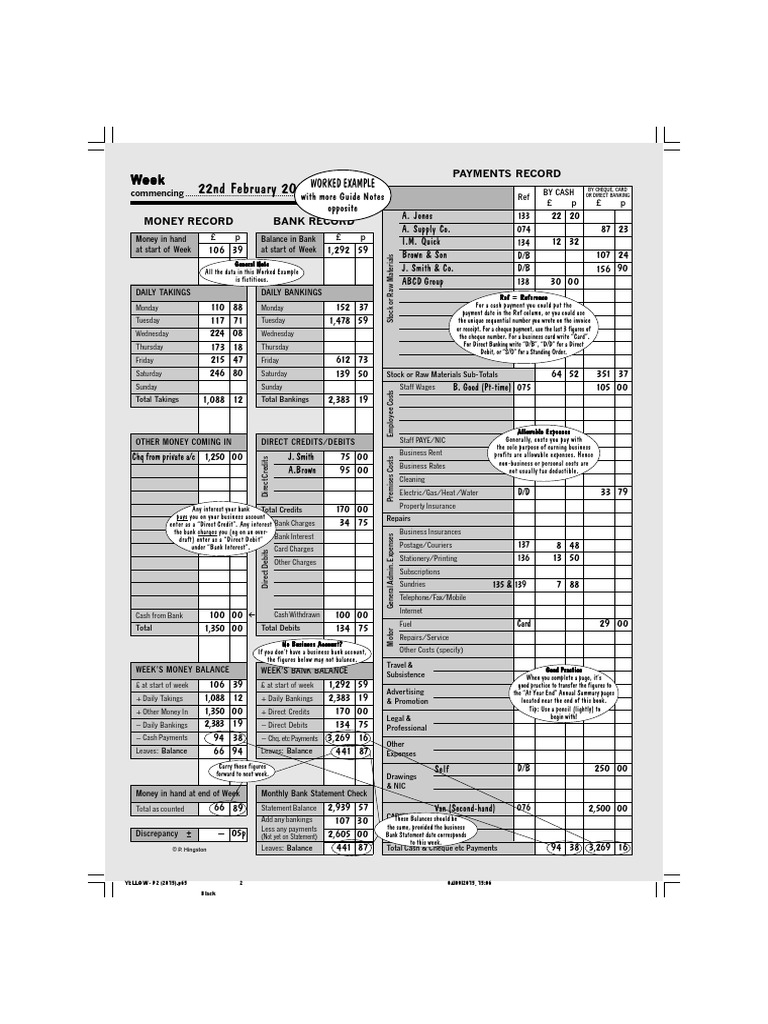 22nd February 201: W W W W Week Eek Eek Eek Eek | PDF | Debits And ...