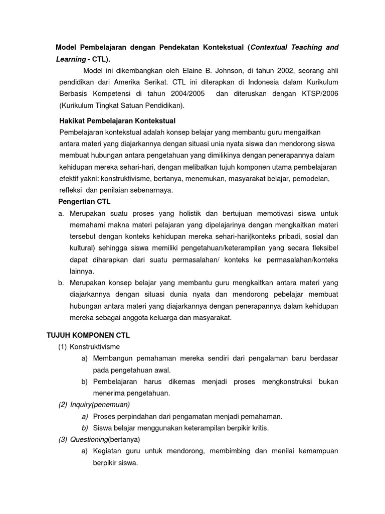 Sintak CTL | PDF