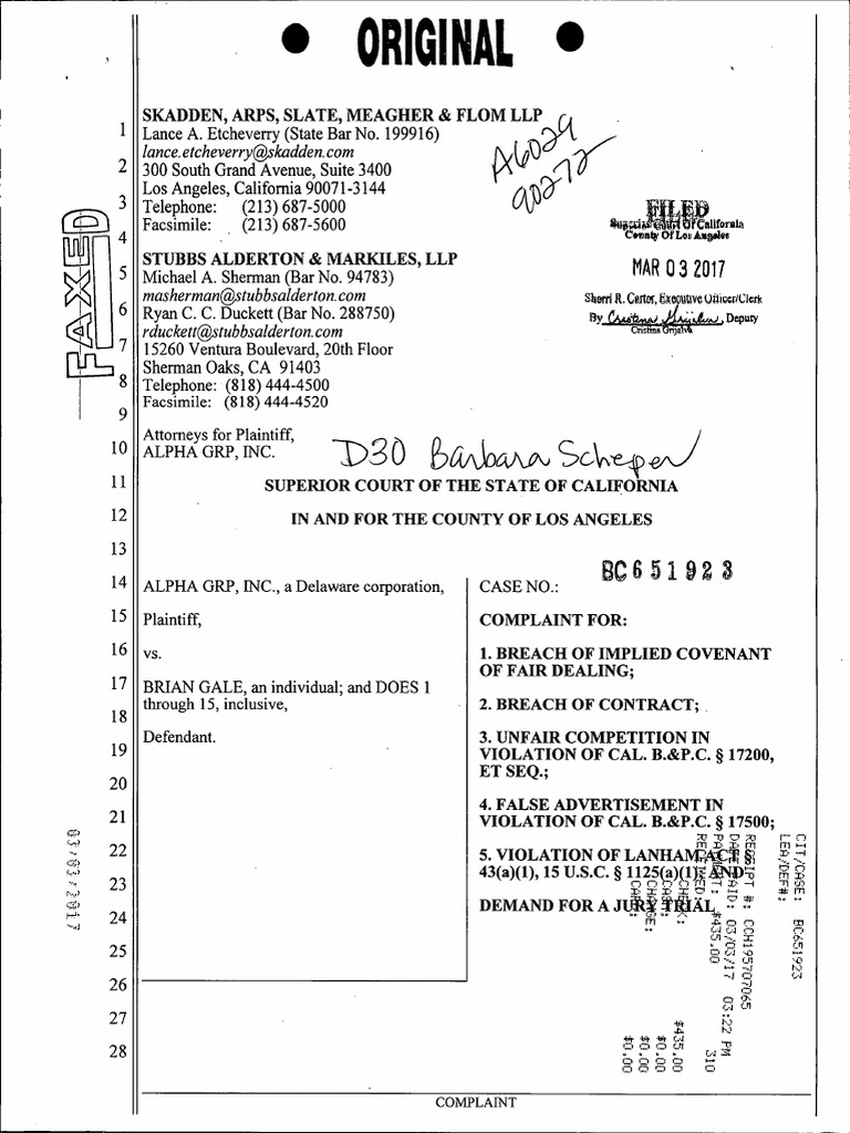 GRC vs. Brian Gale | PDF