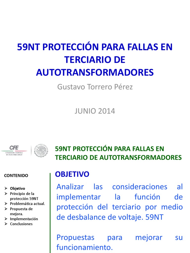 Pps GTP Doble 2014 Proteccion 64n | PDF | Transformador | Ingenieria ...