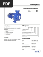 KSB Pump Multitec Spec | PDF | Pump | Chemical Engineering