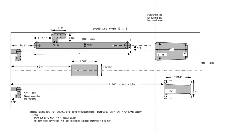 Gun Receiver Blueprints
