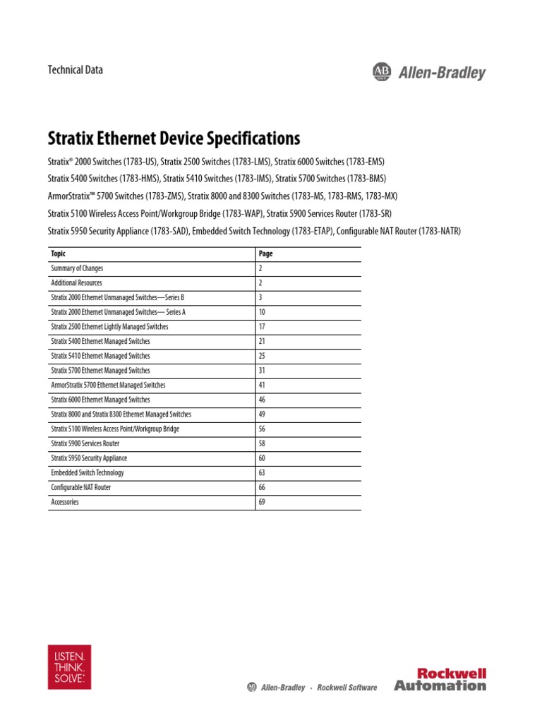 Stratic 8000 | PDF | Network Switch | Router (Computing)