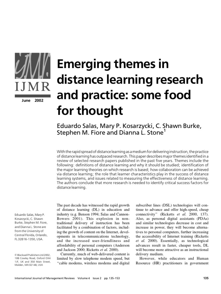 Emerging Themes | PDF | Instructional Design | Constructivism ...