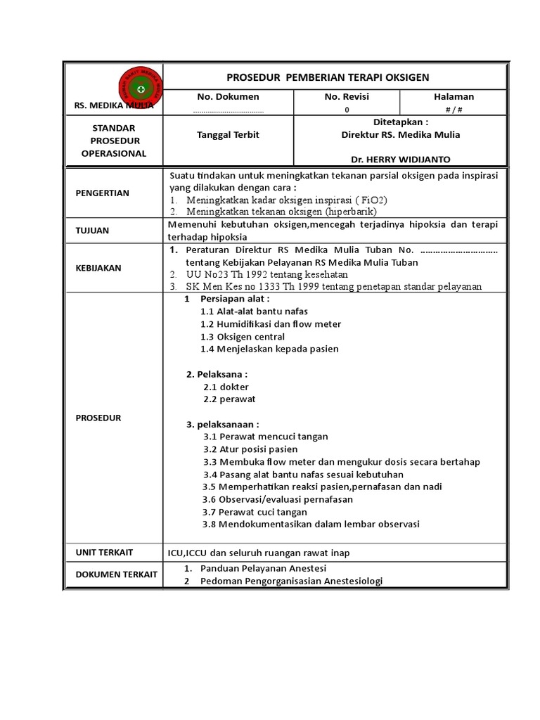 SPO Terapi Oksigen | PDF