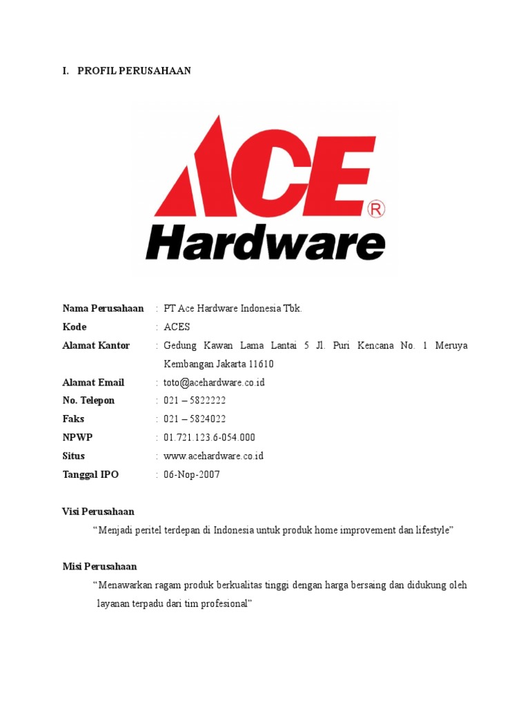 Ace Hardware | PDF