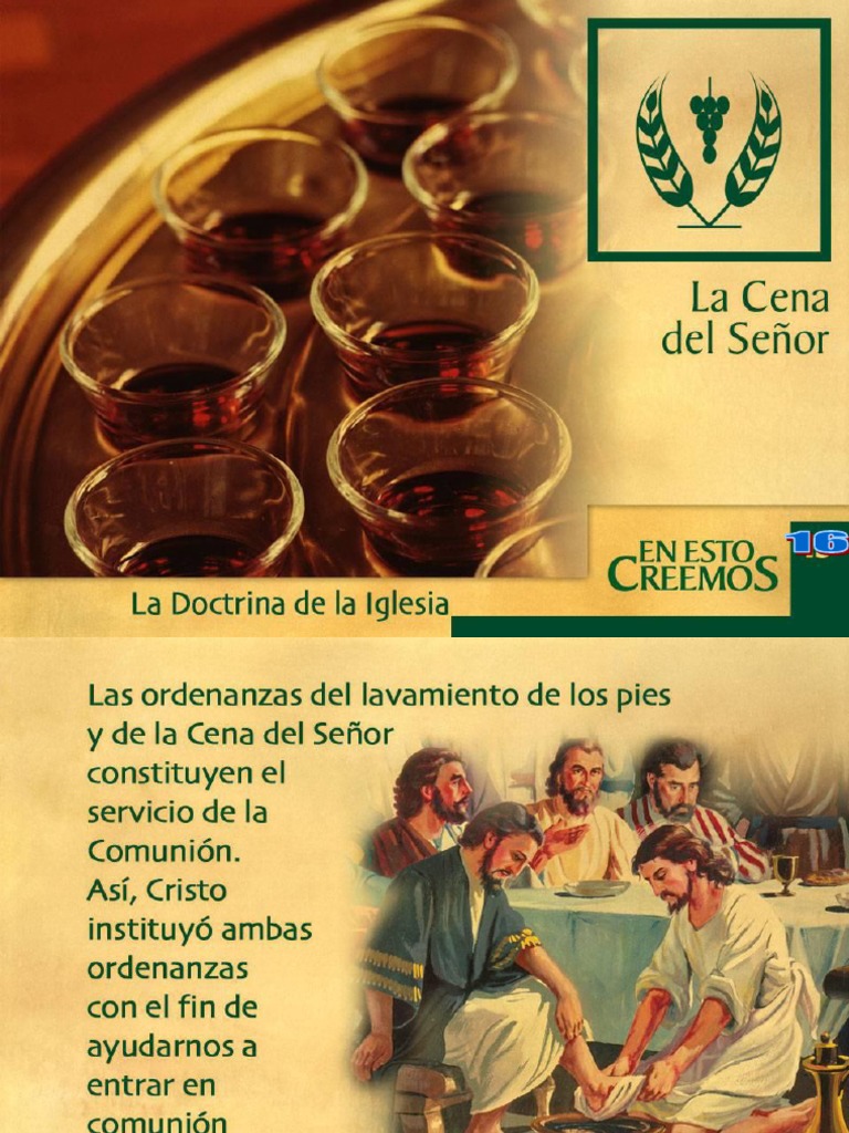 # 16 La Cena Del Senor | PDF