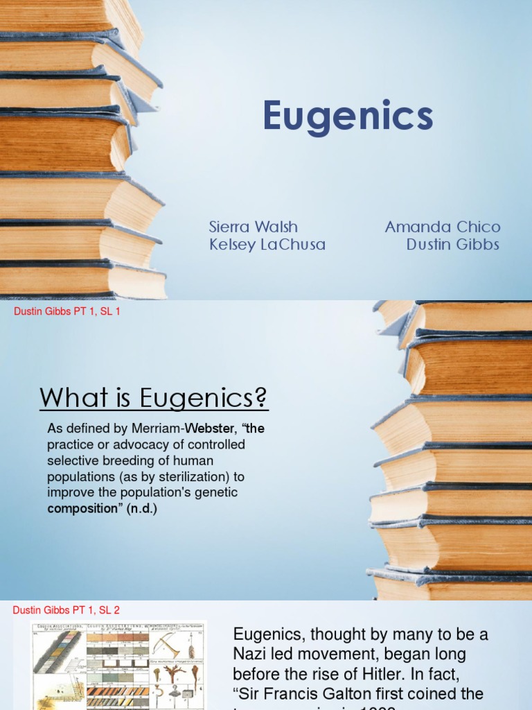 Eugenics PPT-Hist 323 | PDF | Eugenics | Darwinism
