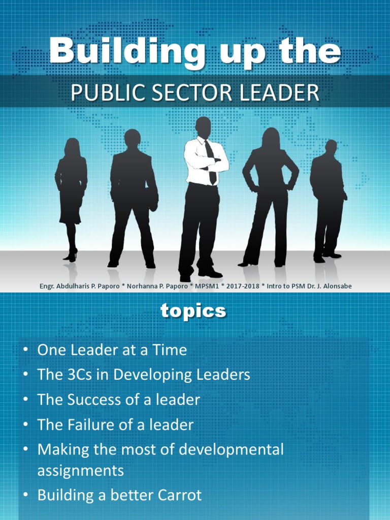 Building Up A Public Sector Leader | PDF | Leadership | Mentorship