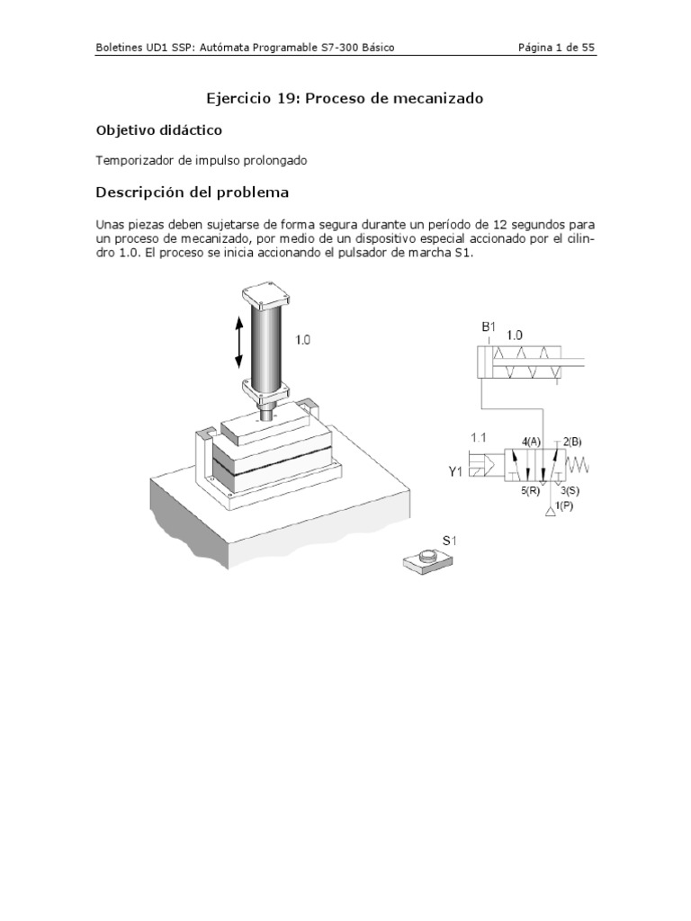 Boletines UD2 - Parte 2 - SSP - Automata Programable S7-300 Basico - Resuelto | PDF | Función ...