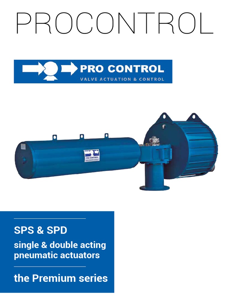 SPS & SPD Series Actuators Overview | PDF | Valve | Actuator