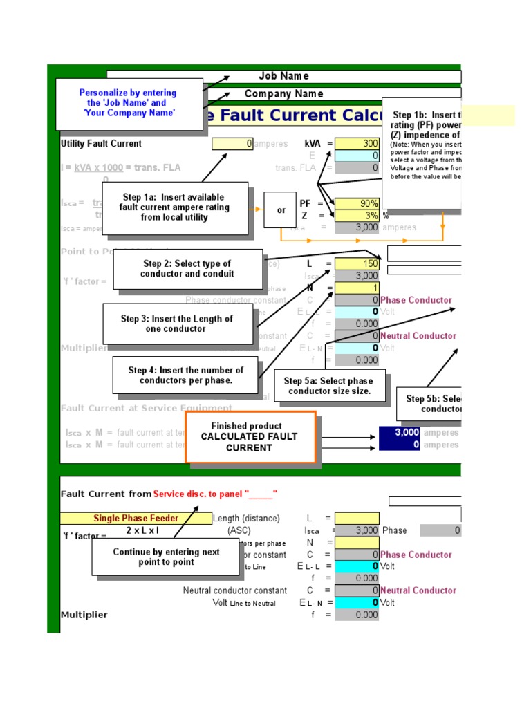 Fault Current Calculation | Download Free PDF | Volt | Transformer