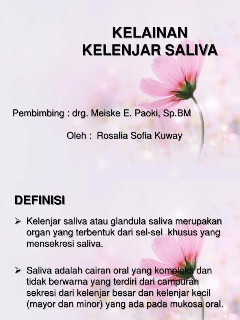 Rosalia Kelainan Kelenjar Saliva | PDF