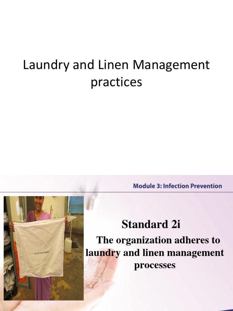 Laundry and Linen Management Practices | Download Free PDF | Laundry ...