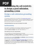Soil Resistivity Procedure | PDF | Electrical Resistivity And ...