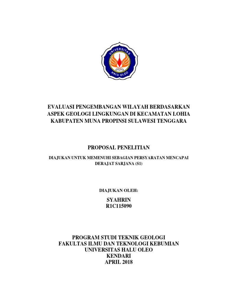 Proposal Penelitian Batubara Fuad | PDF