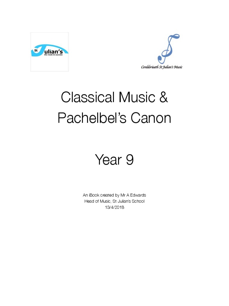 Pachelbel Canon and Classical Music | PDF | Classical Music | Pachelbel ...