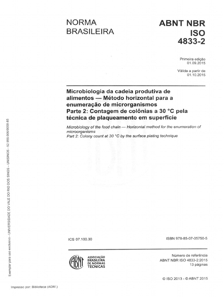 Iso 4833-2 (2015) PDF | PDF