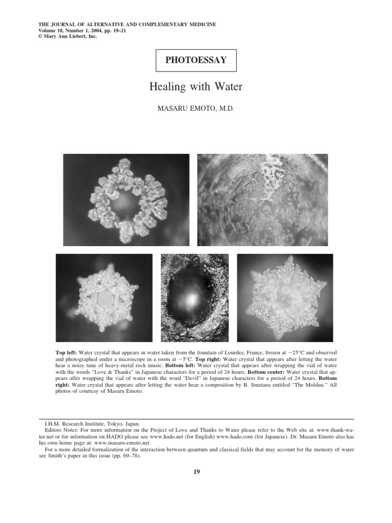 Healing With Water | PDF