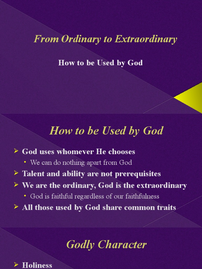 How To Be Used by God | PDF | Religion & Spirituality
