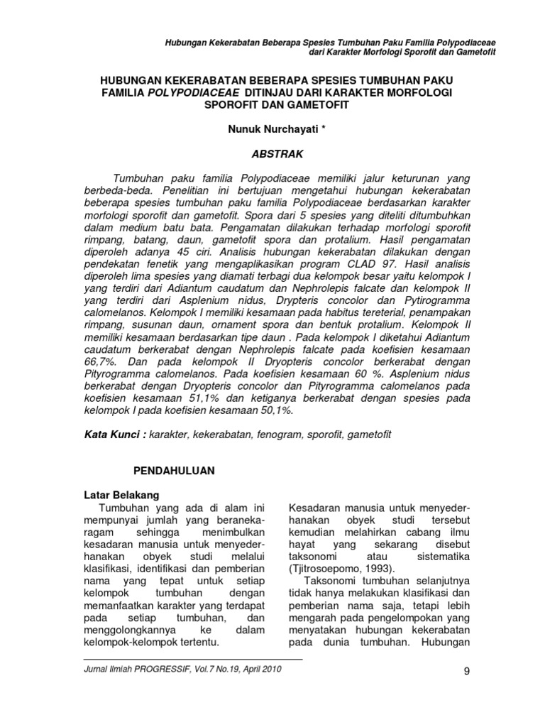 Kelompok 6 - Jurnal Klasifikasi Taksonomi Tumbuhan | PDF