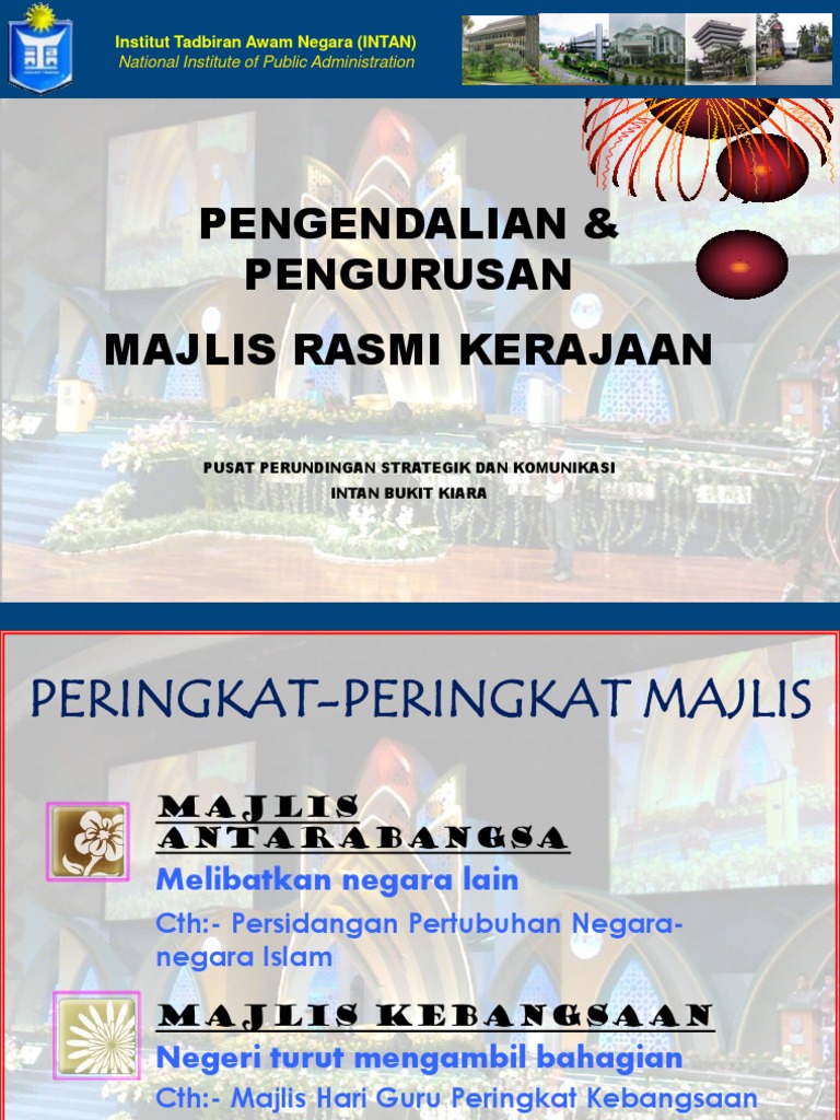 1 Protokol Dalam Pengendalian Majlis Rasmi Kerajaan PDF | PDF