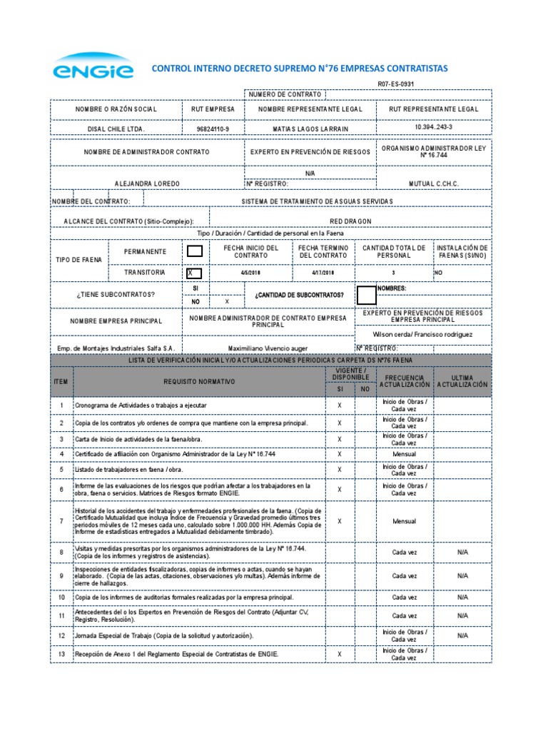 Formulario DS N 76 | PDF | Gobierno | Business