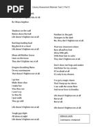 Life Doesnt Frighten Me - Poem | PDF