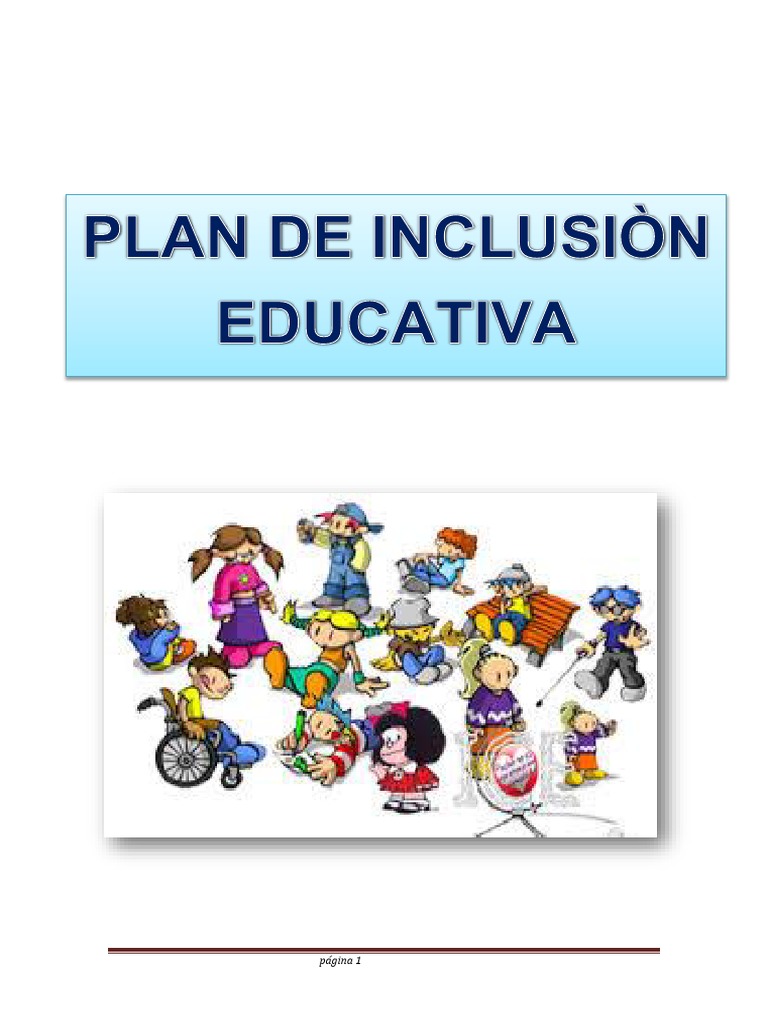 Plan de Inclusión | PDF | Aprendizaje | Maestros