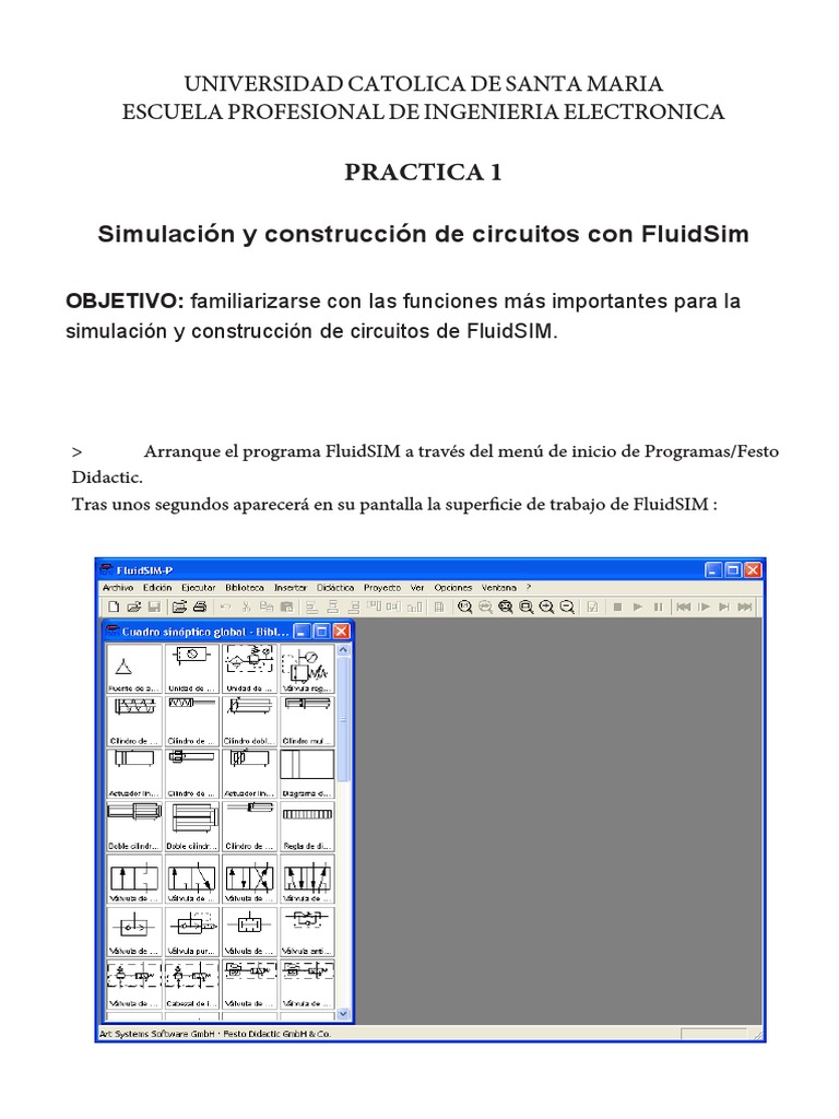 Practica 01 - FluidSim - Neumatica | PDF | Point and Click | Ventana ...