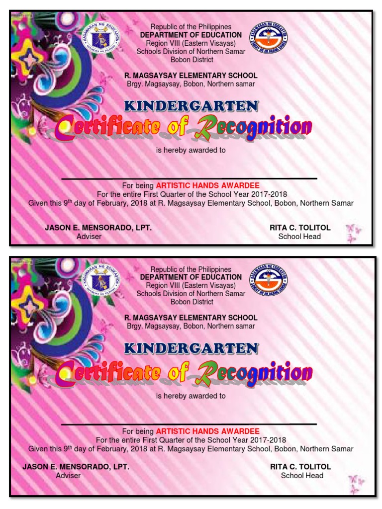 Artistic Hands Award | PDF