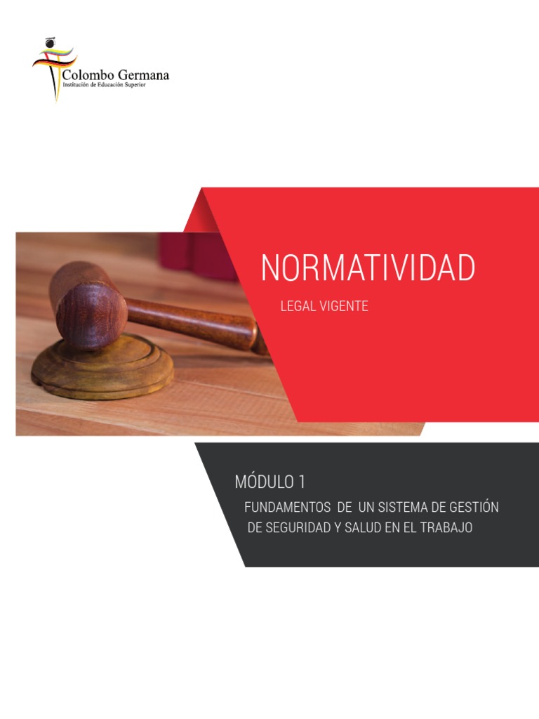 Normatividad Vigente | PDF | Derecho laboral | Salud y bienestar
