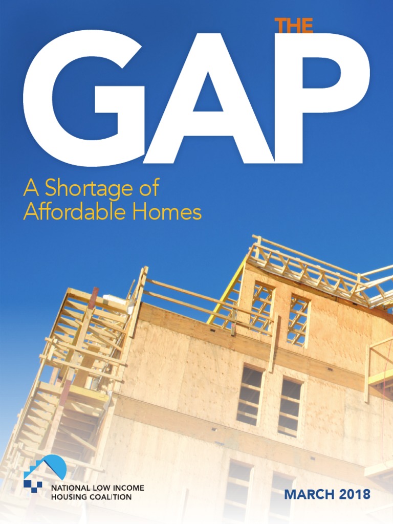 The Gap: A Shortage of Affordable Homes | PDF | Affordable Housing ...