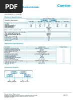 Cellmax Antena Datasheet PDF | PDF | Antenna (Radio) | Decibel