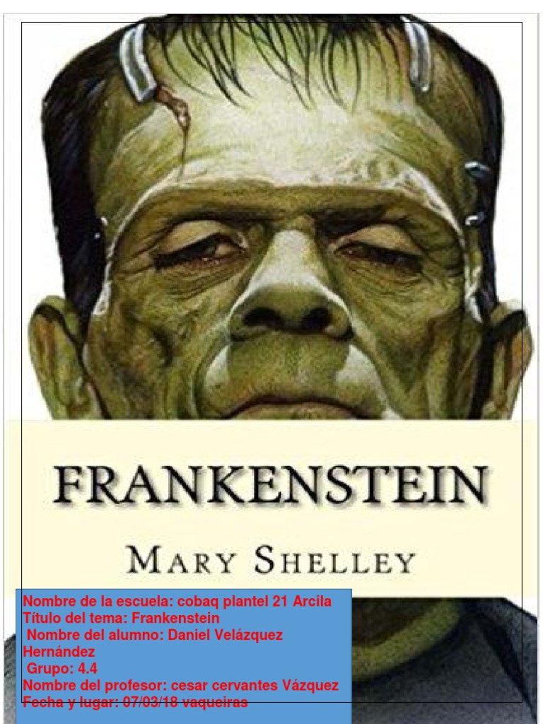 Libro de Frankestein | PDF | Mary Shelley | Frankenstein