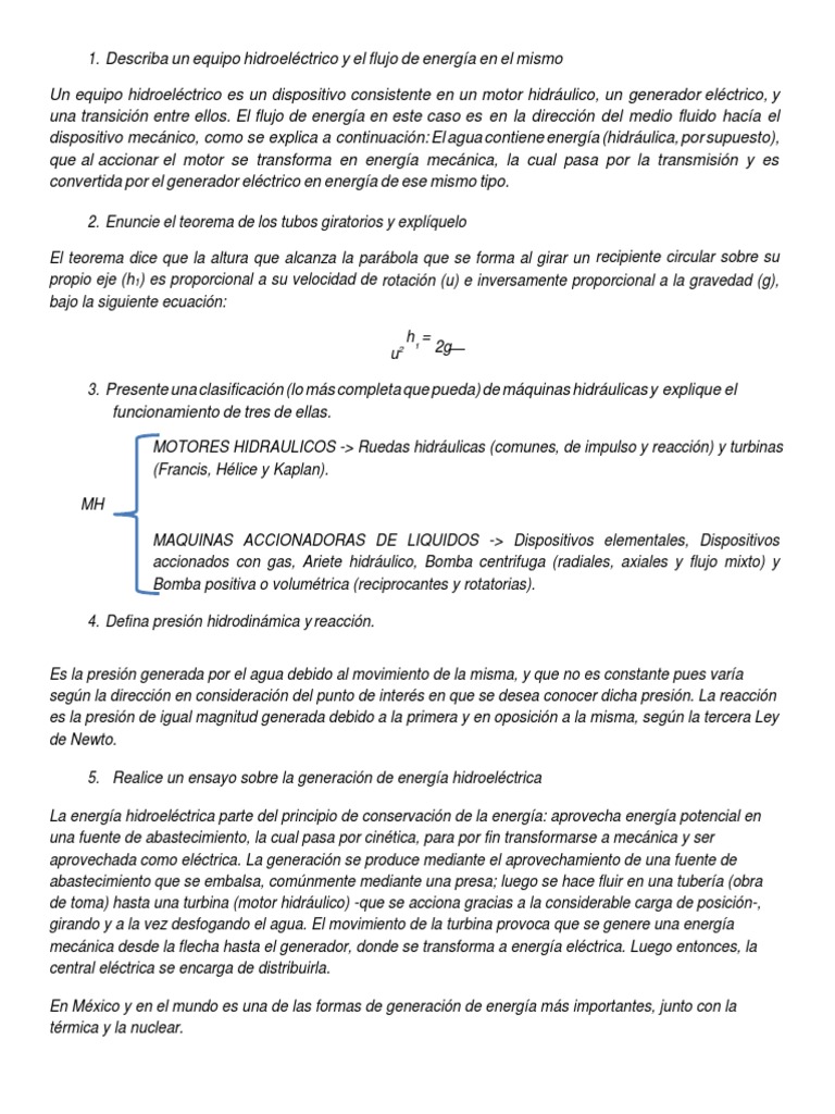 E - B - E1 - Teoria | PDF | Generación eléctrica | Bomba