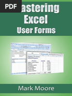 Modern Userform Design in VBA | PDF | Microsoft Excel | Visual Basic For Applications