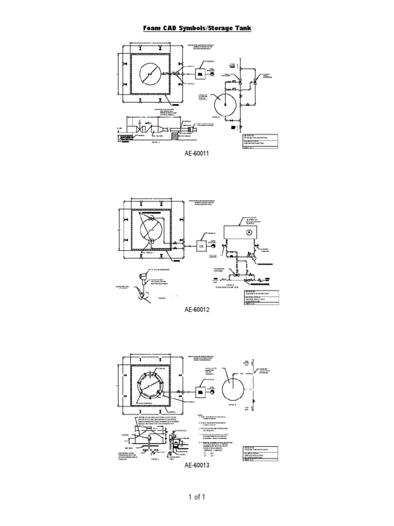 Foam CAD Symbols/Storage Tank | PDF