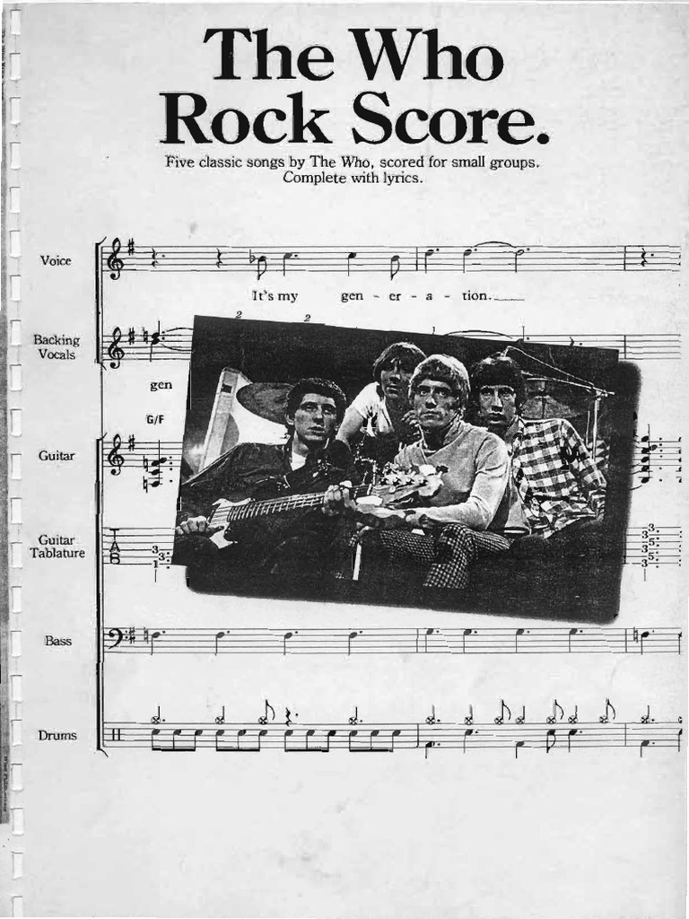 The Who Rock Score 9780711920965 | PDF
